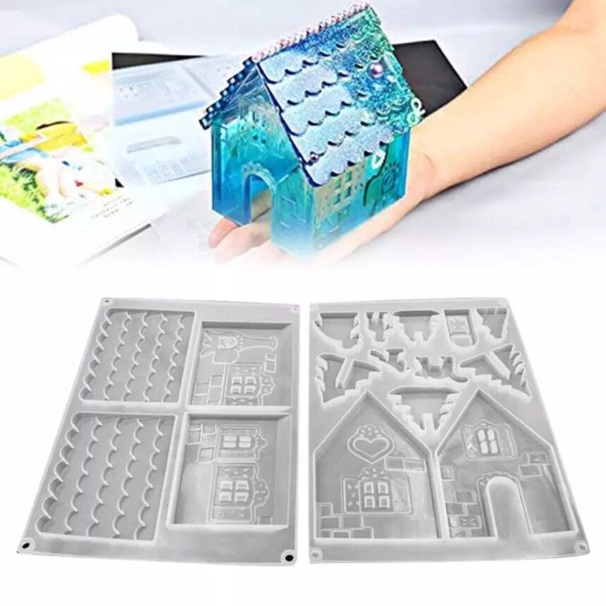Architectural Model Castle House Silicone Mold - IBRAYAS