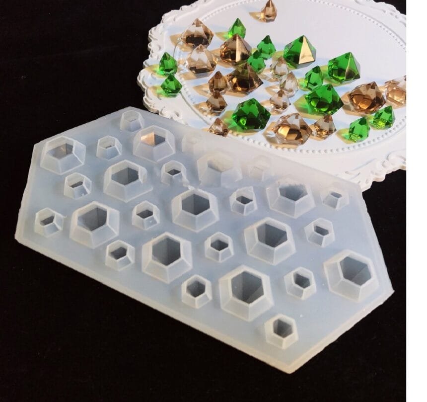 Diamond jewelry resin silicone mold - IBRAYAS