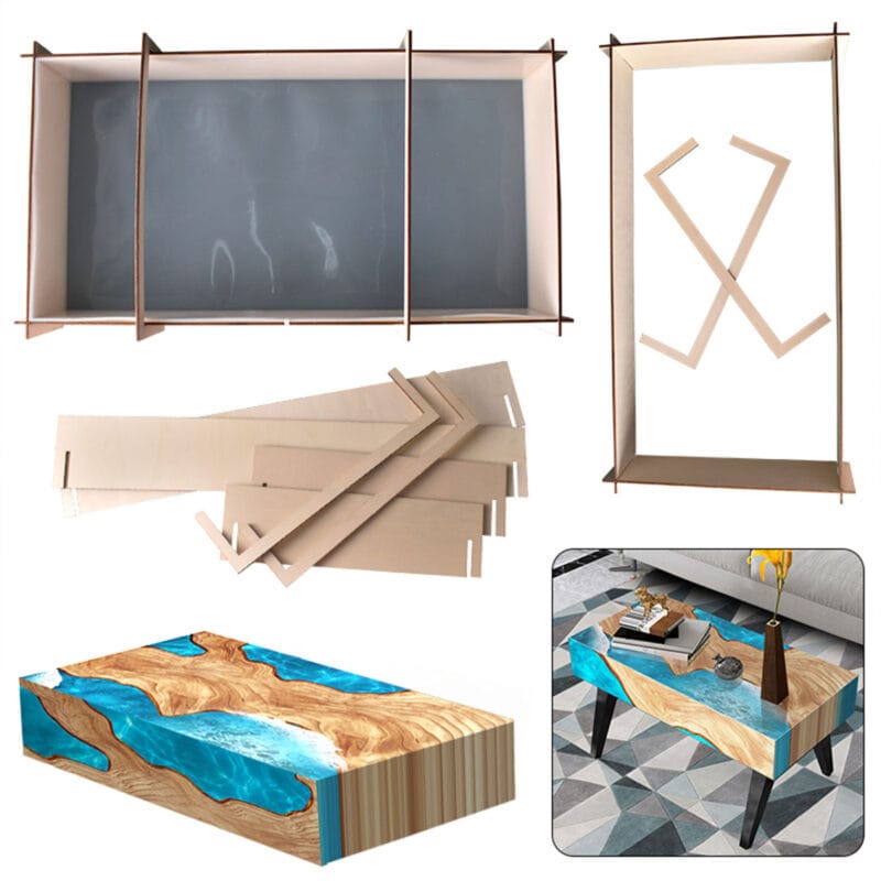 Rectangle table top resin 60cm - IBRAYAS